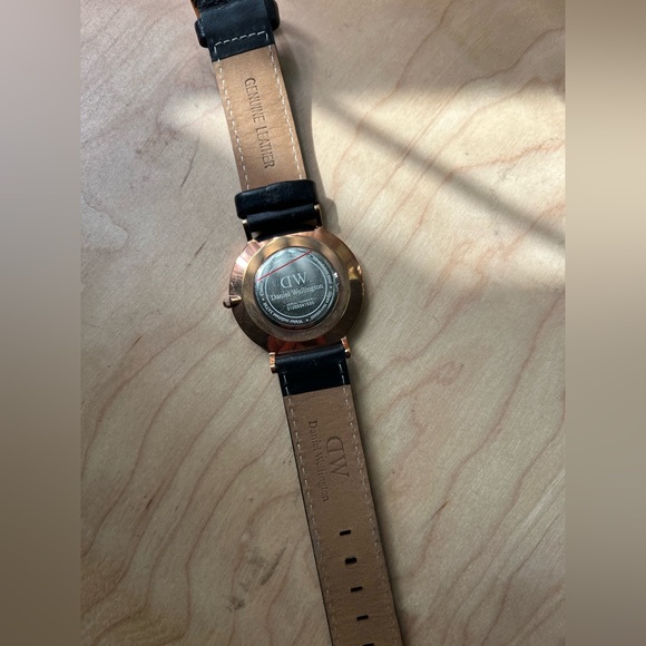 Daniel Wellington | Accessories | Daniel Welling Black Leather Rose ...